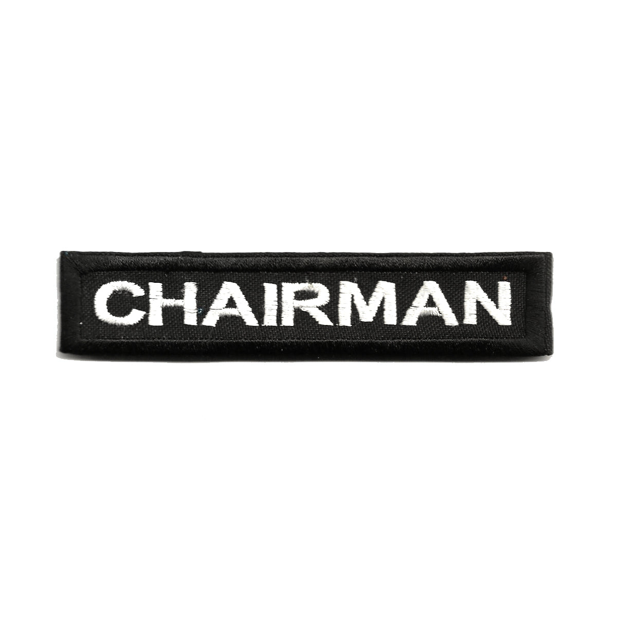 Chairman Name Patch- 4.8 x 1 inches – Motohog