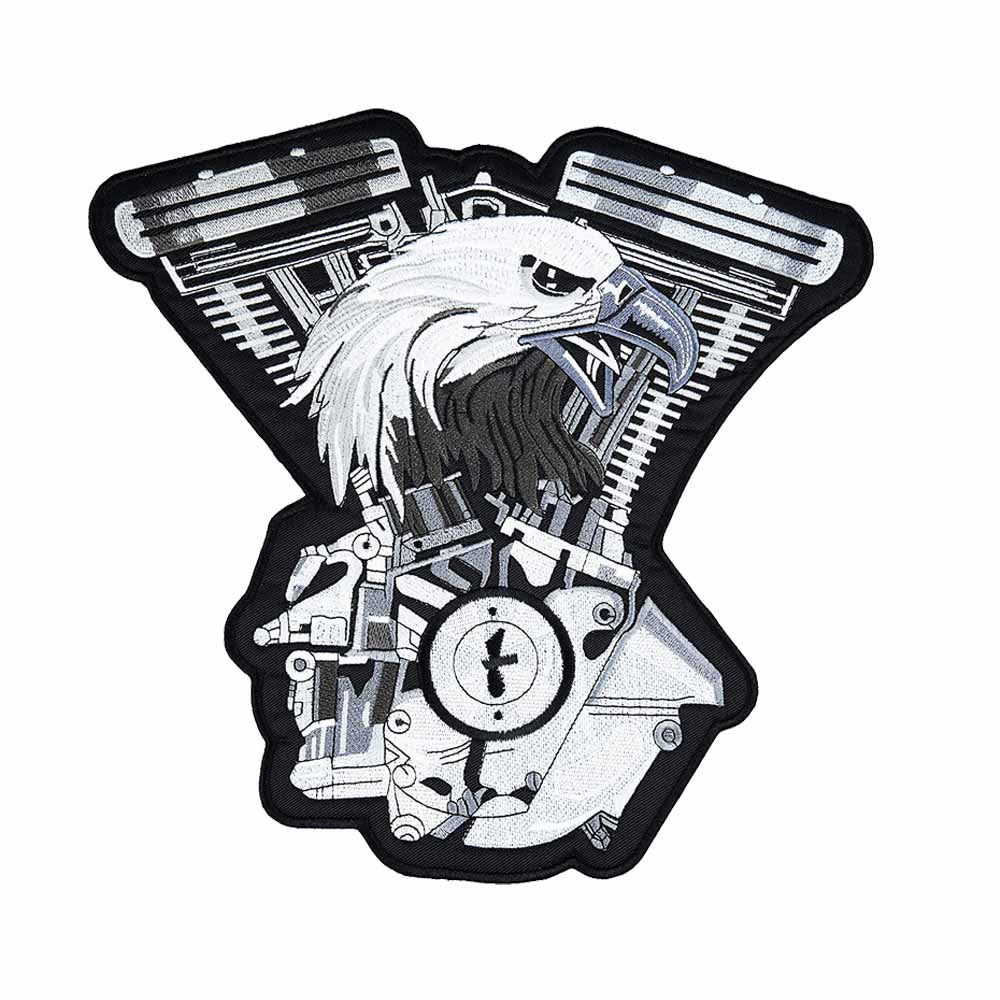 Torque Eagle Biker Back Patch- 11.5 x 11 inches – Motohog
